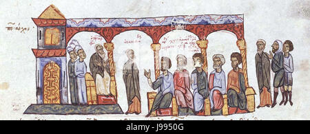 The interrogation of Patriarch Photios Stock Photo - Alamy