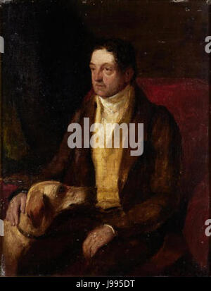 William Scrope self portrait Stock Photo - Alamy