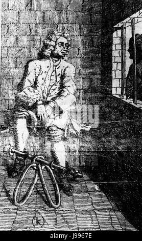 Prisoner in fetters, Marshalsea prison, 1729 Stock Photo - Alamy