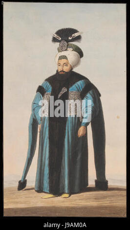 Portrait of Sultan Mahmud II of the Ottoman Empire (1785-1839) born in ...