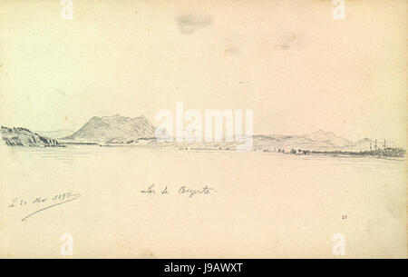 Vue du lac de Bizerte Stock Photo - Alamy