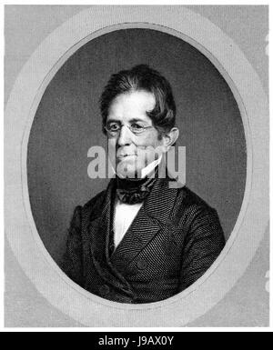 Thomas Hopkins Gallaudet by John Chester Buttre Stock Photo - Alamy