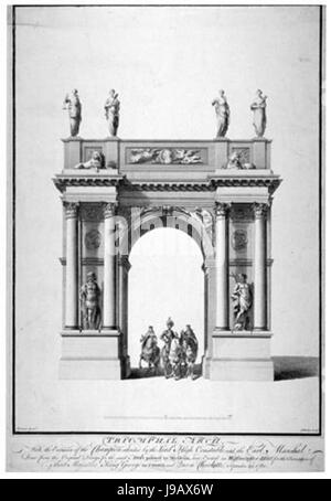 Triumphal arch William Oram Stock Photo - Alamy