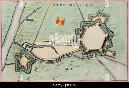 This historical map illustration by Atlas van der Hagen depicts the ...