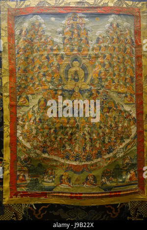 Stages of the Path of Enlightenment, Tibet, 1644-1911 AD Stock Photo ...