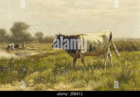 Richard Burnier - Auf der Kuhweide Stock Photo - Alamy