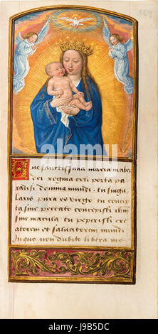 Book of Hours, Virgin and Child, This Book of Hours was illuminated ...