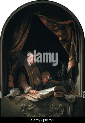 Gerard Dou was a Dutch Baroque painter known for his highly detailed ...