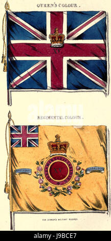 15th Foot colours Stock Photo - Alamy