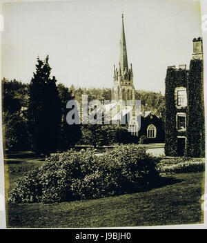 Teffont Manor and church Stock Photo - Alamy