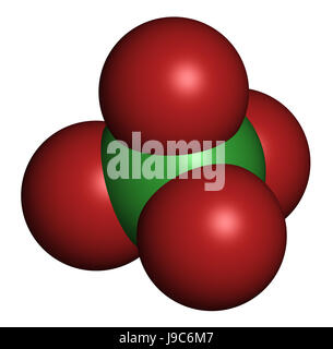 Perchloric acid molecule Stock Photo - Alamy