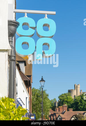 Coop shop sign Stock Photo - Alamy