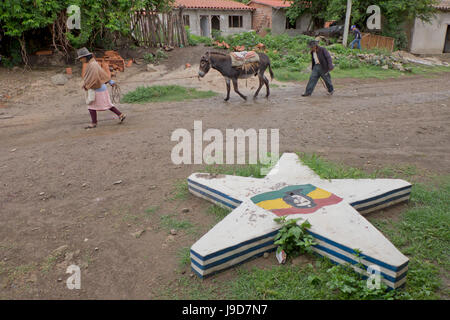 Che Guevara trail in La Higuera, Bolivia. The rock at the Yuro (or ...