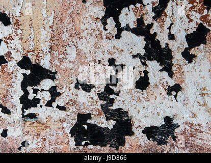 Old ruined wall with multiple colors Stock Photo - Alamy