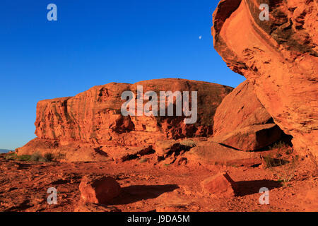 Rock formations in Pioneer Park, St. George, Utah, USA, North America ...