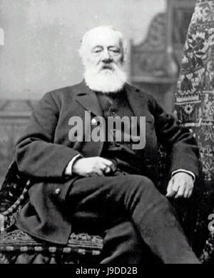 ANTONIO MEUCCI (1808-1889) Italian inventor, about 1879 Stock Photo - Alamy