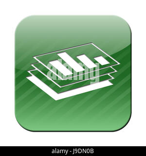 note, memo, balance sheet, records, voucher, pictogram, symbol ...