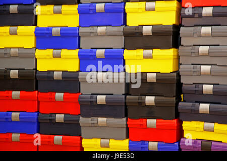 tool, closed, stack, plastic, synthetic material, box, boxes, toolbox ...