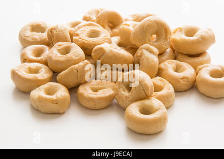 Traditional Italian Tarallucci snack, typical of Puglia Stock Photo - Alamy