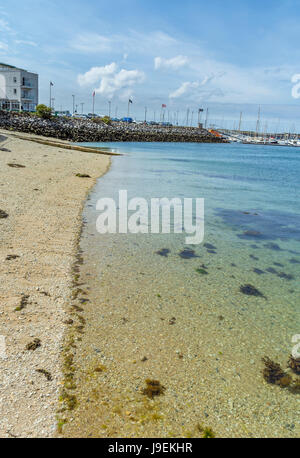 View of Holyhead Marina on Anglesey in North Wales, UK Stock Photo - Alamy