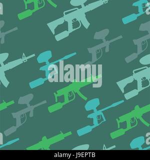 Paintball guns pattern vector Stock Vector Image & Art - Alamy