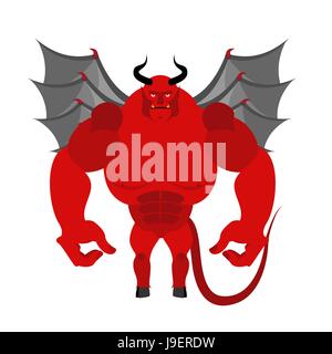 illustration demon bodybuilder gym fitness Stock Vector Image & Art - Alamy