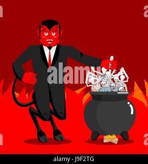 Sinners in the hell boiler Stock Vector Image & Art - Alamy