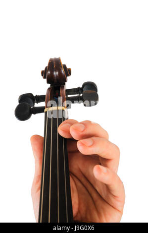 violin with a bow lies on a white bench. High quality photo Stock Photo ...