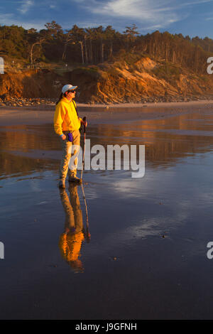 Moolack Beach, Newport, Oregon Stock Photo - Alamy