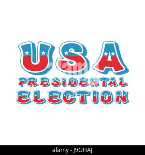 Election font. Political debate in America alphabet. USA National ABC ...
