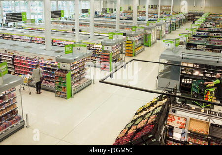Asda supermarket aisle, England, UK Stock Photo - Alamy