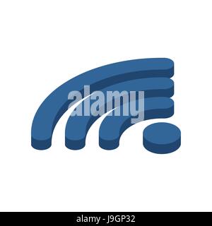Mobile hotspot concept icon. Share mobile connection abstract idea thin ...