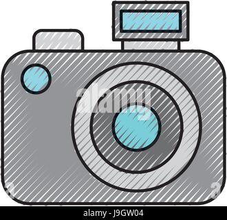scribble shutter lens camera photography logo design icon vector ...