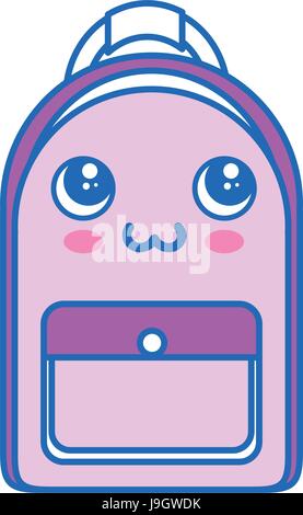 backpack kawaii cartoon Stock Vector Image & Art - Alamy