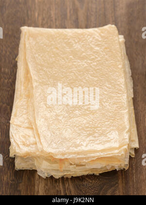 skin dried vegetarian curd curds soy soya bean page sheet food aliment ...