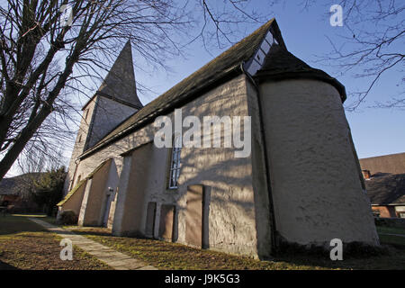 parish church in hajen Stock Photo - Alamy
