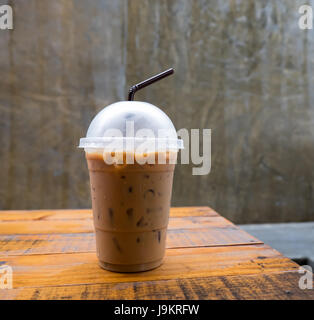 Iced coffee take-home cup Stock Photo - Alamy
