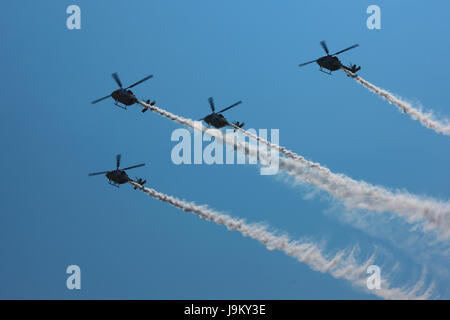 Helicopters, Commonwealth Games, pune, maharashtra, India, Asia Stock ...