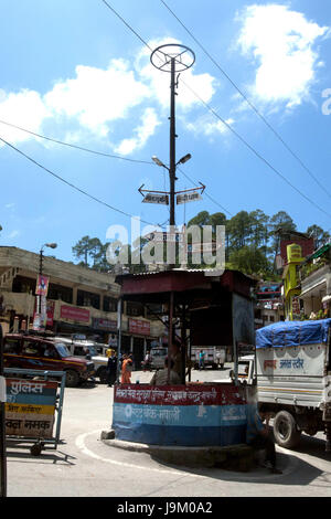 Police chowki on road, Bhowali, nainital, uttarakhand, India, Asia ...
