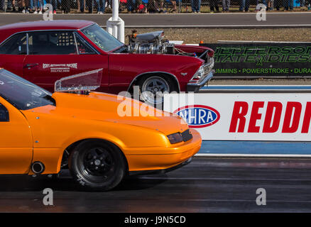 Dragster at the Redding Drag Strip in Northern California Stock Photo ...