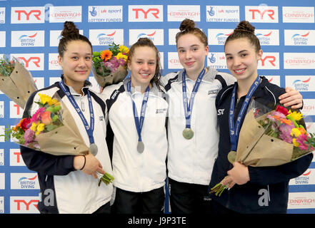 Scarlett Mew-Jensen (left) and Yasmin Harper (right) after competing in ...