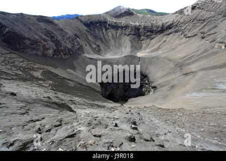 indonesia, cliff, volcanic, meadow, firmament, sky, mountain, vulcan ...