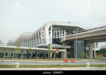 new LRT station in Selangor, Malaysia Stock Photo - Alamy