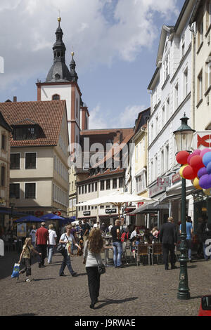 Shopping street, Fulda, Germany Stock Photo - Alamy