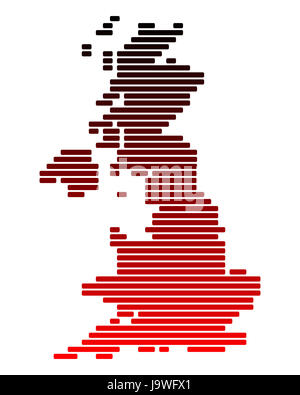 lines, illustration, england, card, raster, orange, lined, design ...