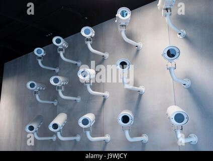 Display of CCTV cameras at German Spy Museum in Berlin Germany Stock ...