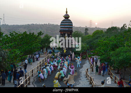 Rath yatra, sculpture museum, Kaneri Math, Kolhapur, Maharashtra Stock ...