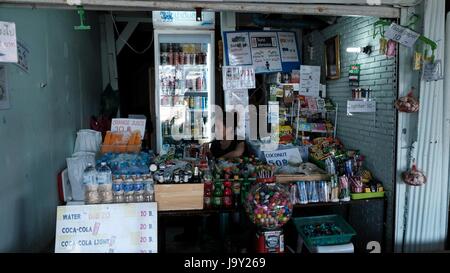 Shophouse Thai Style Variety Store in Chinatown Bangkok Thailand Stock ...