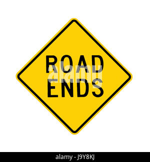 Road Ends sign Stock Photo - Alamy