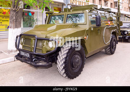 Russian 4x4 military vehicle Tigr in Eurosatory 2008 Stock Photo - Alamy